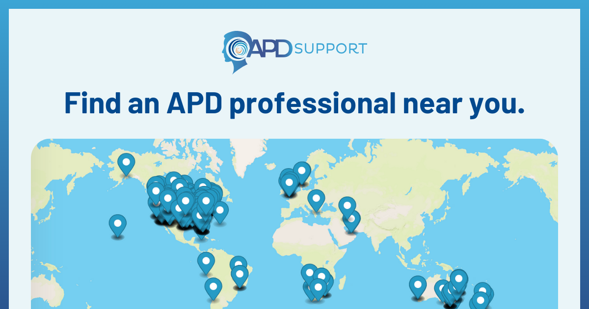 Find Auditory Processing Disorder (APD) Specialists Near You | Global APD Clinician Directory